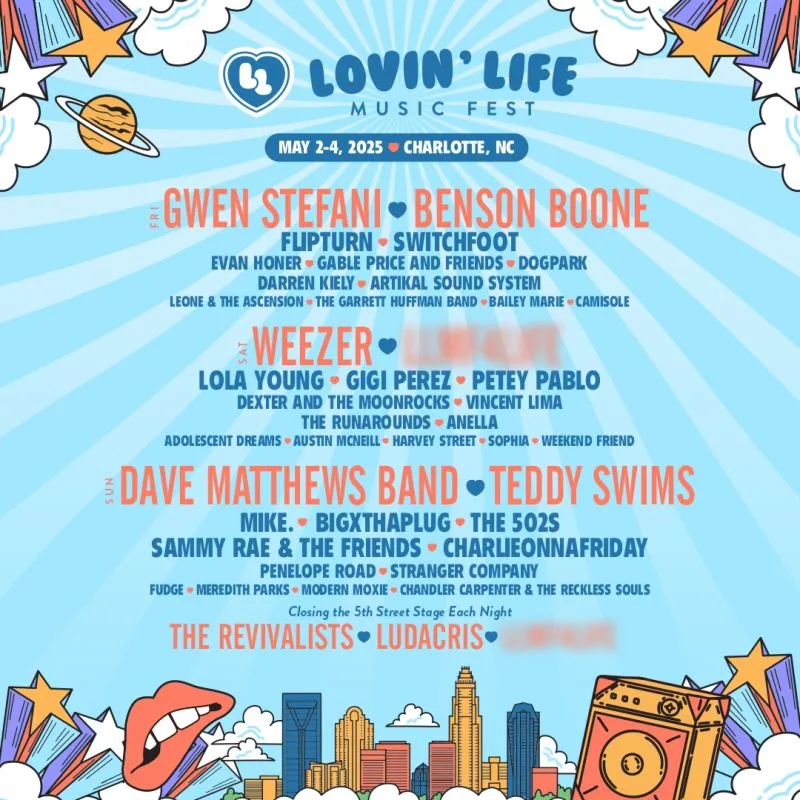 2024 Lineup | Lovin' Life Music Fest